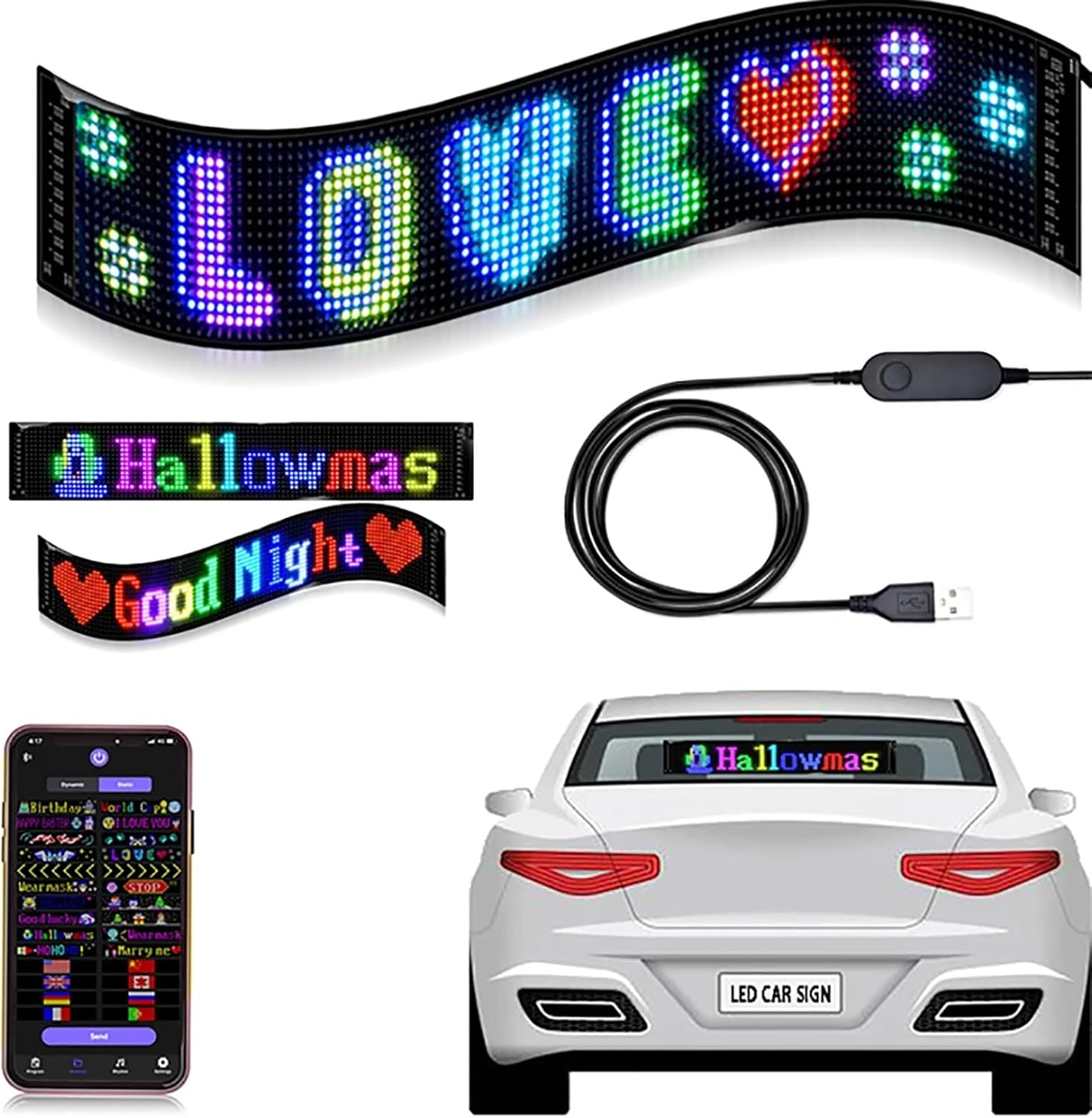 Smart Car LED Sign – Full Colo | Items | Qatar Living Classifieds