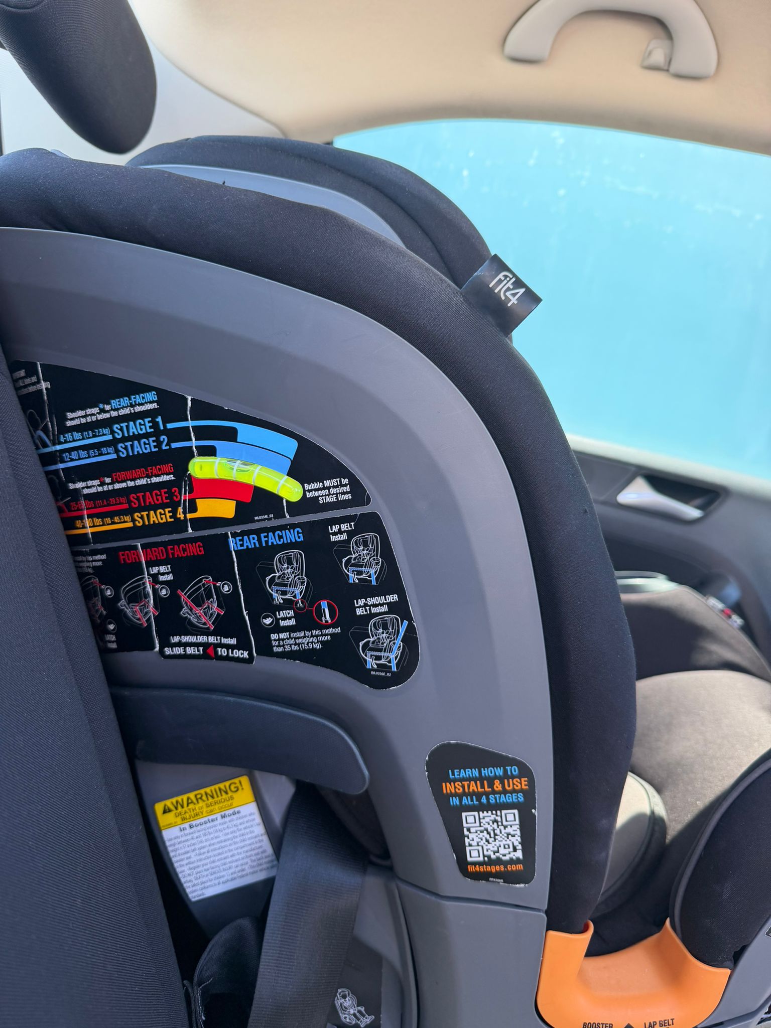 Car Seat 0-45 Kg - Slate USA Chicco OneFit Cleartex | Items | Qatar ...