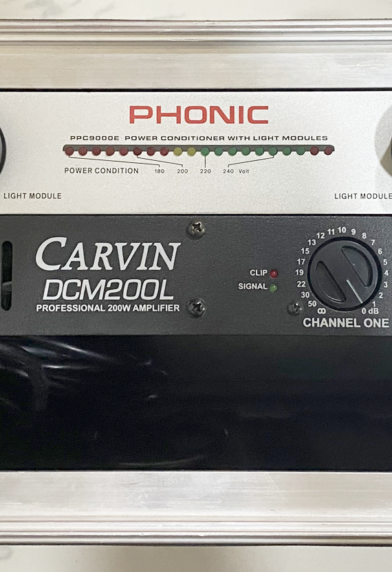 Carvin DCM200L Power Amp + Phonic Power Conditioner w/ FREE | Items ...