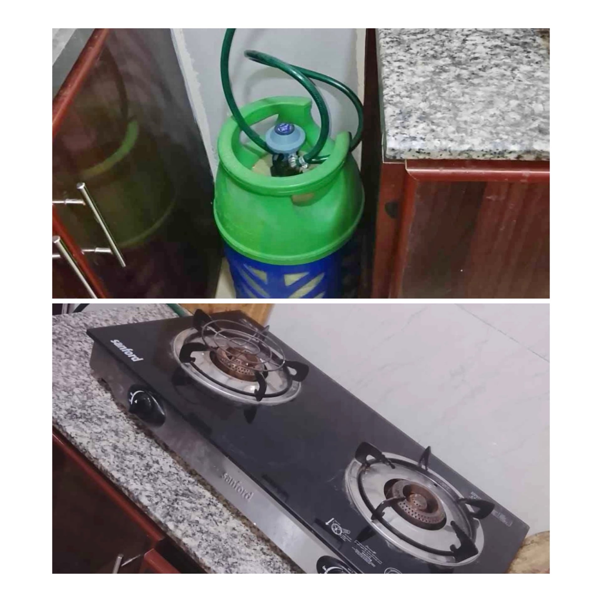 12kg gas cylinder + Regulator + Stove | Items | Qatar Living ...
