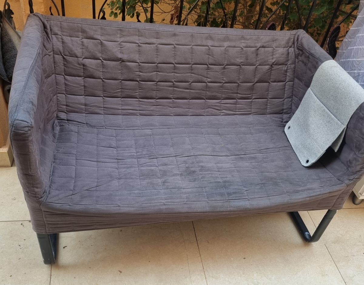 IKEA grey 2 seater chair in very good condition | Items | Qatar Living ...